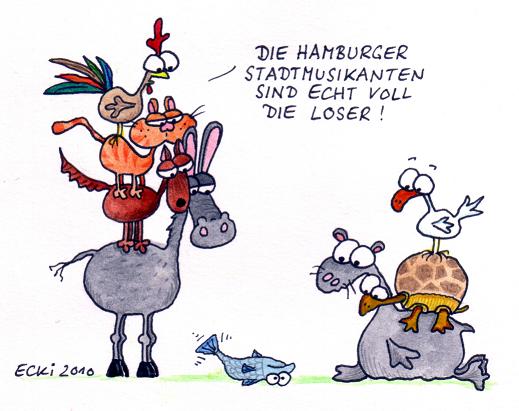 Ecki-Cartoon - Schulbuch